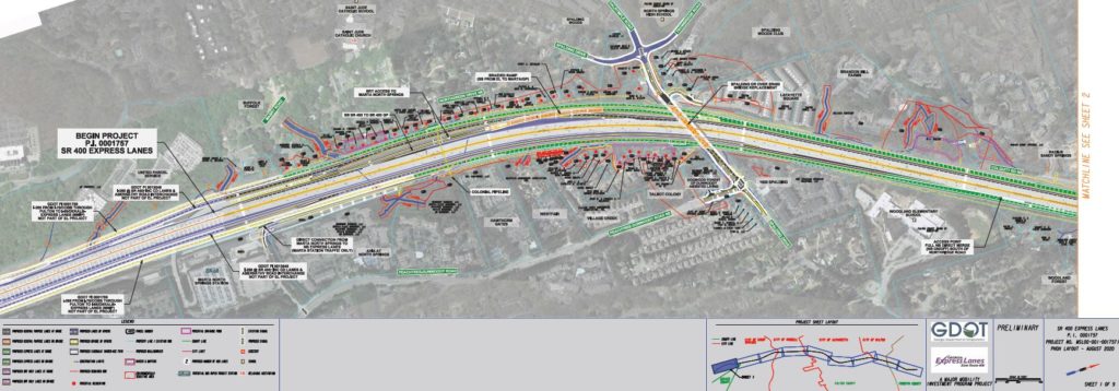 SR 400 Express Lanes Addition | GDOT Project 0001757
