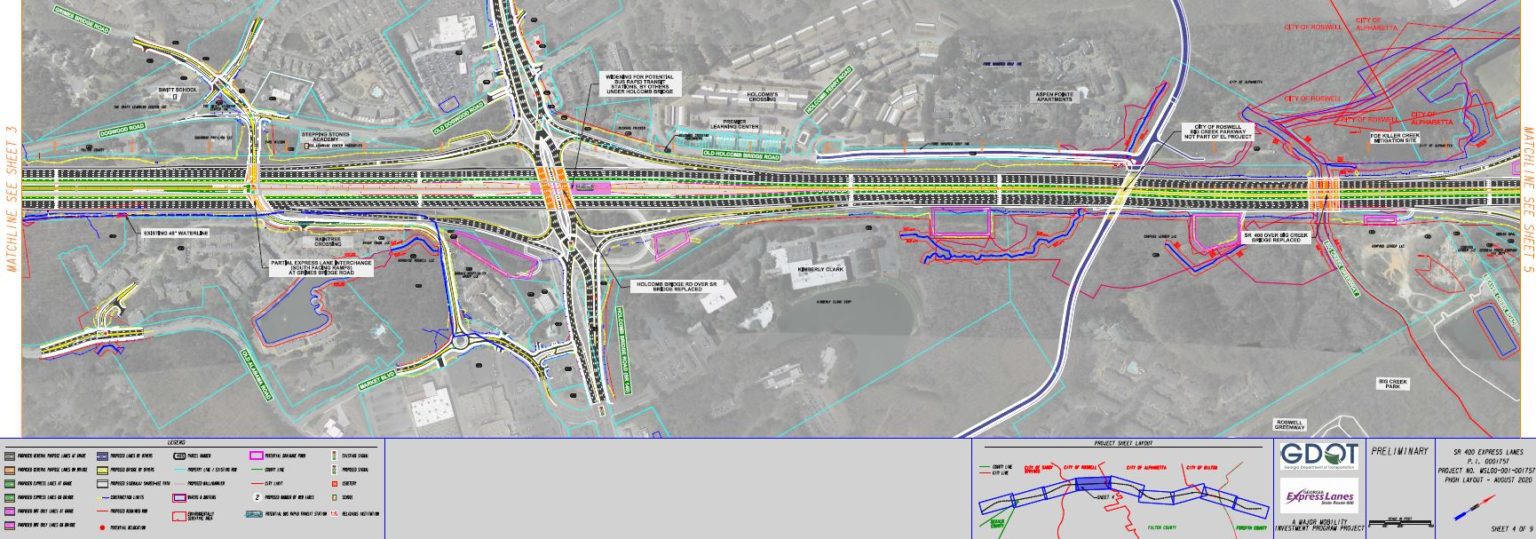 SR 400 Express Lanes Addition | GDOT Project 0001757