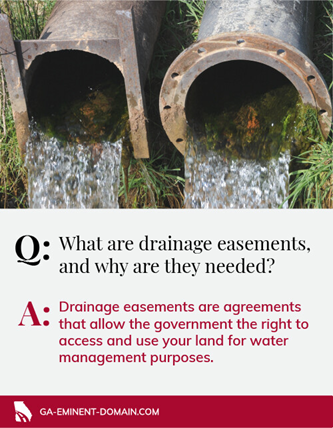 Georgia Drainage Easements & Your Property Rights